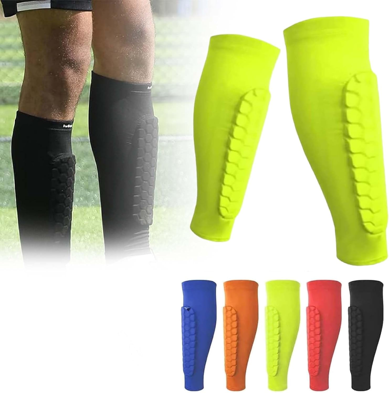 Shin Defender Shin Guards Kids, Shindefender Shin Guards Sleeves, for ...