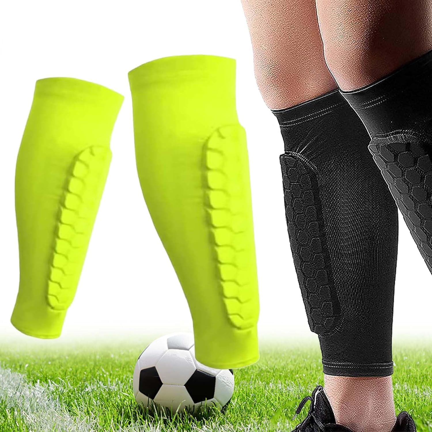 Shin Defender Shin Guards Kids, Shindefender Shin Guards Soccer, for 8 ...