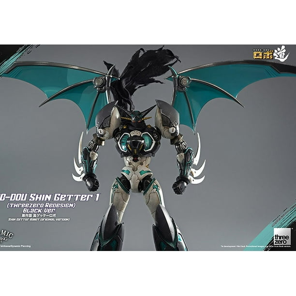 Shin Getter 1 Redesign Black Version ROBO-DOU | Getter Robo Armageddon | threezero - Walmart ...