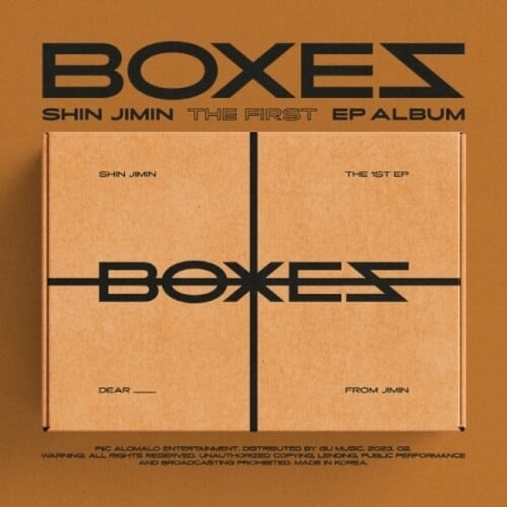 Shin Jimin - Boxes (1st EP) - Package Outbox, Photo Book, Lyrics Paper ...