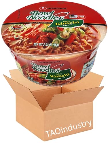 Shin Ramyun Spicy Beef Ramen Noodle Soup Bowls Bundle. Includes 12 ...
