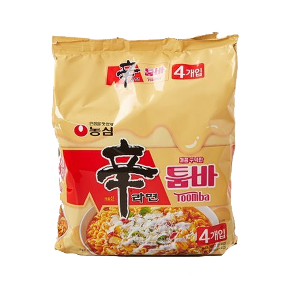 Shin Ramyun Toomba Spicy Creamy Noodles 4.83 Oz (137g) 4 Pack - Walmart.com