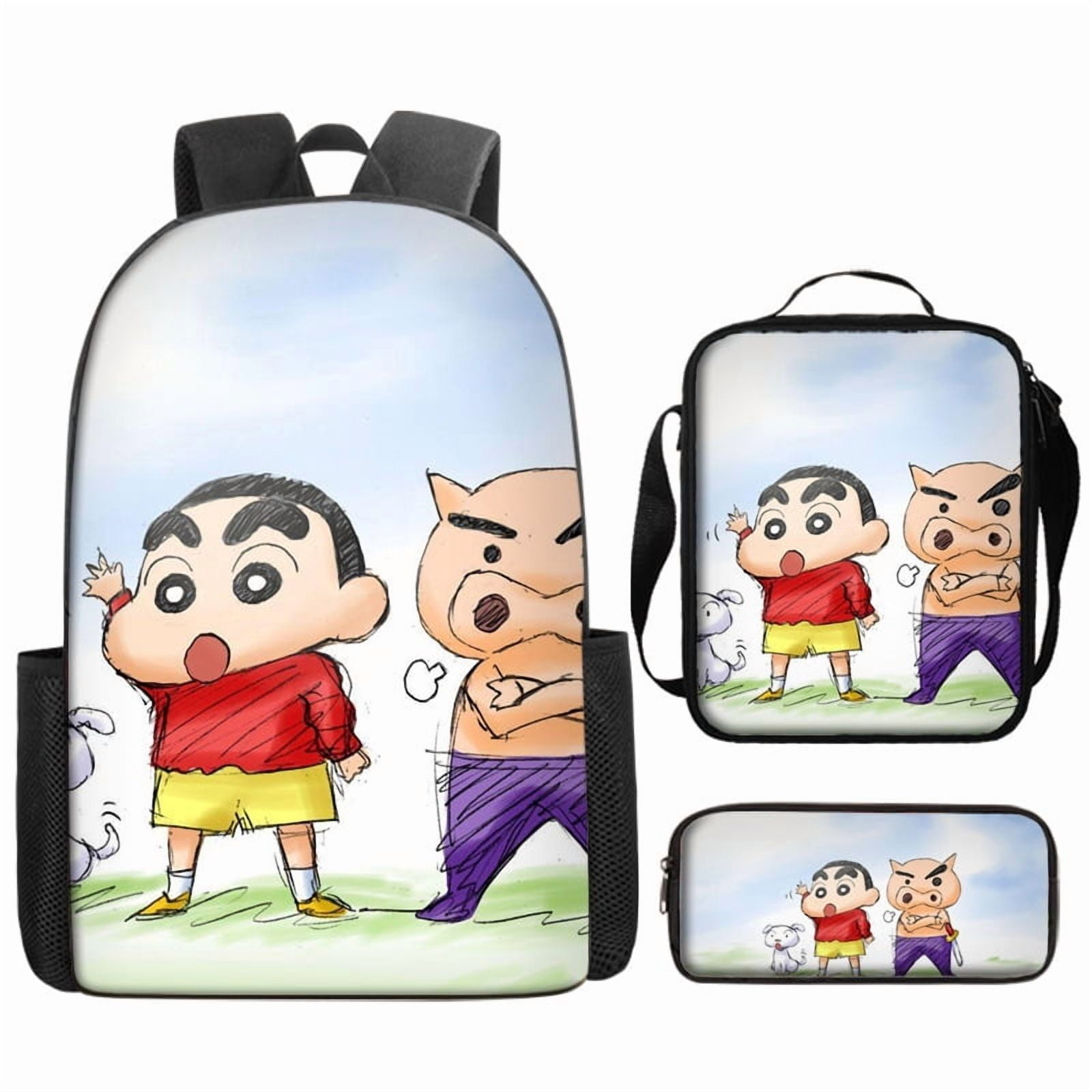 Shin-chan backpack, crossbody bag, pen case, shoulder guard backpack ...