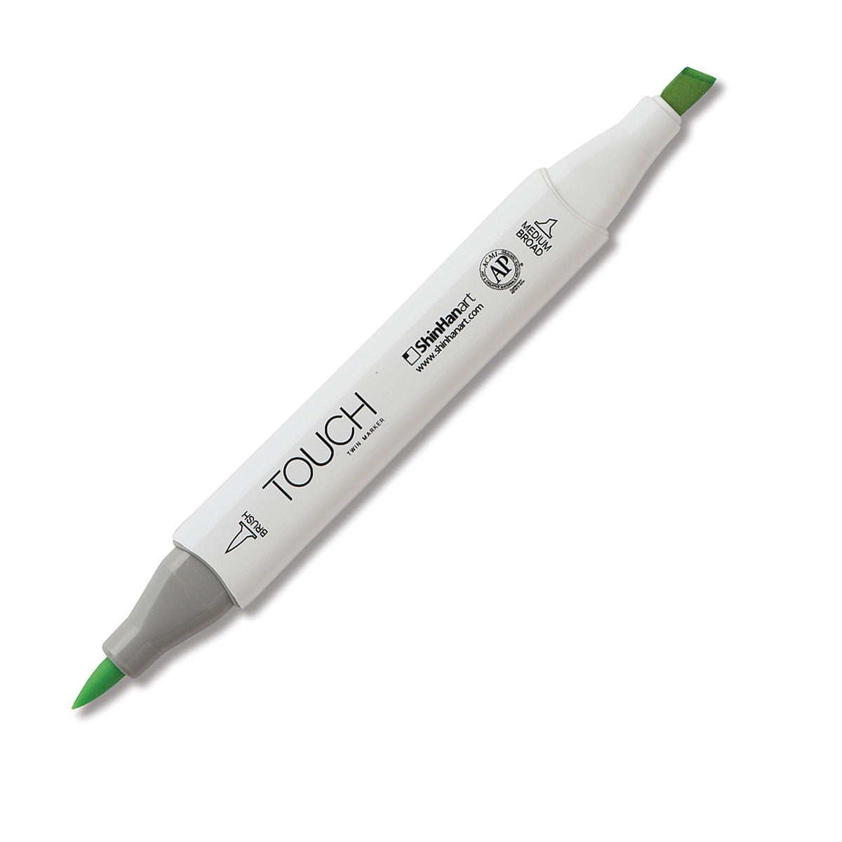 ShinHan Touch Twin Brush Marker - Spring Dim Green GY174 - Walmart.com
