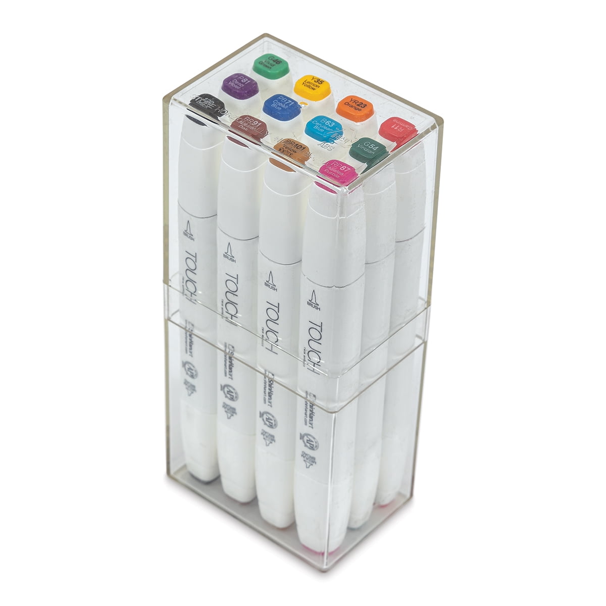 ShinHan Touch Twin Brush Markers - Set of 12, Main Colors - Walmart.com