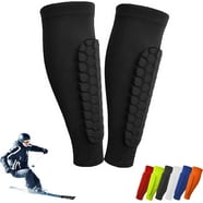 Athletic Works Sock Shin Guard, Black, Extra Small - Walmart.com