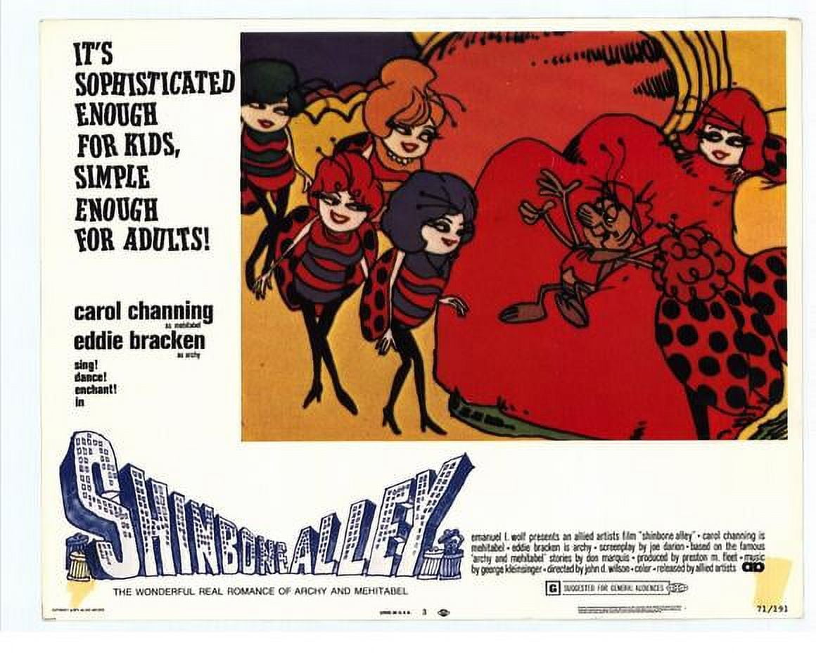 Shinbone Alley - movie POSTER (Style D) (11" x 14") (1970) - Walmart.com