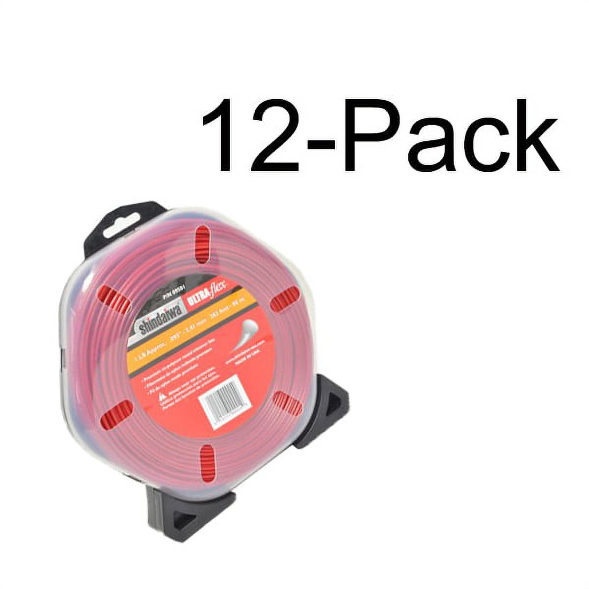 Shindaiwa Genuine 12-Pack of Ultra-Flex 1 Lb Donut .095" (dia.) Round ...