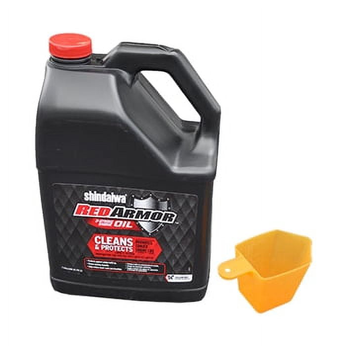 Shindaiwa Red Armor 2-Stroke Engine Oil 1 Gallon Bottle 50:1 Mix for 50 ...