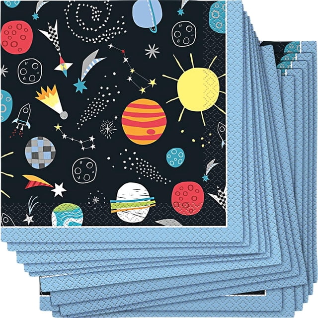 Shindigz Disposable Multicolor Napkins, 16 Count - Walmart Business ...