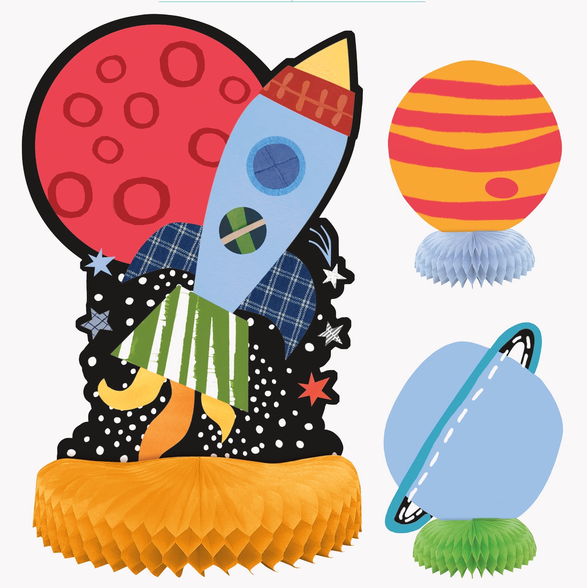 Shindigz Kids Outer Space Birthday Centerpieces - Walmart.com