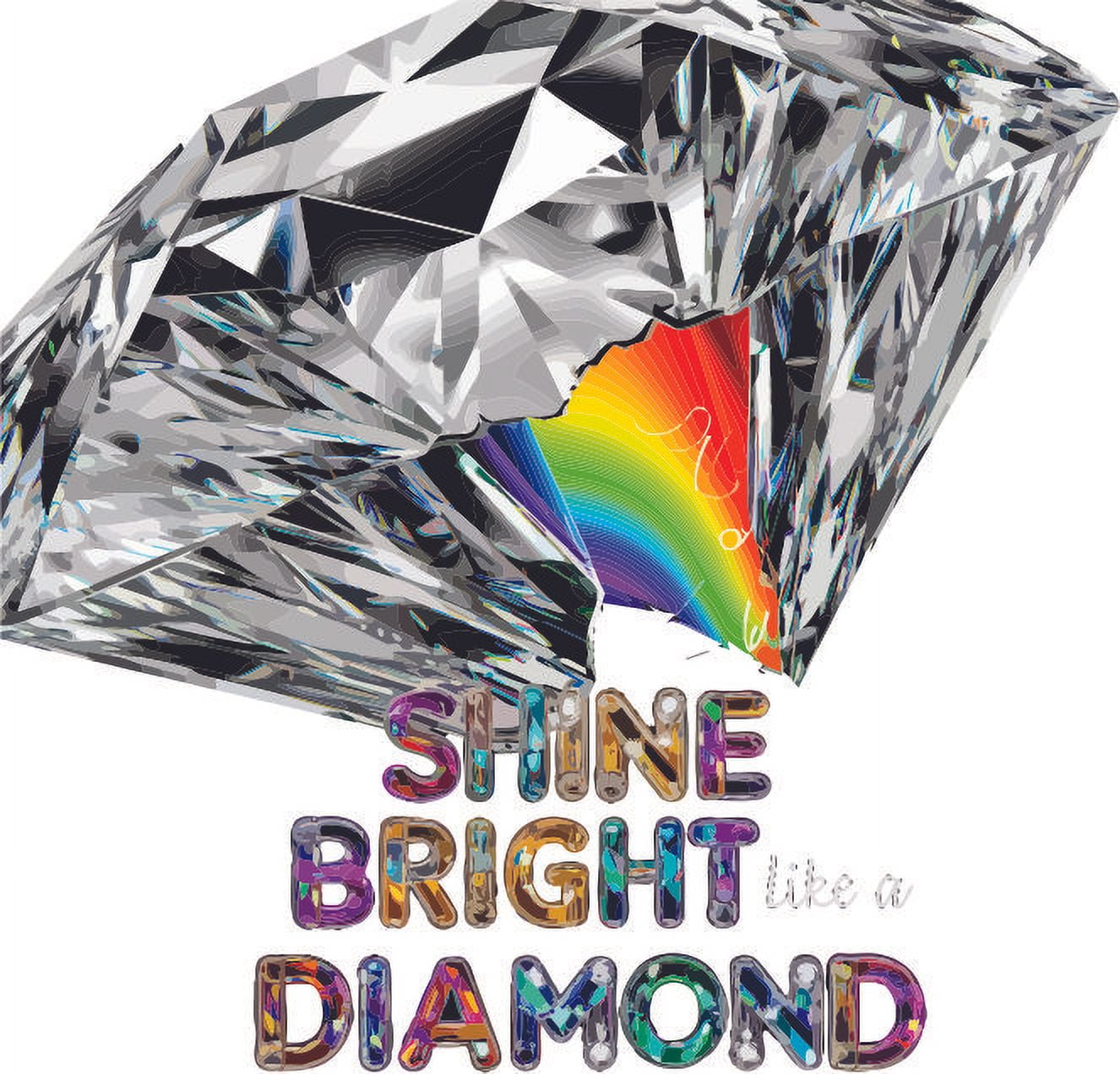 Shine Bright Like A Diamond Quote Positive Life Motivation Inspiration ...