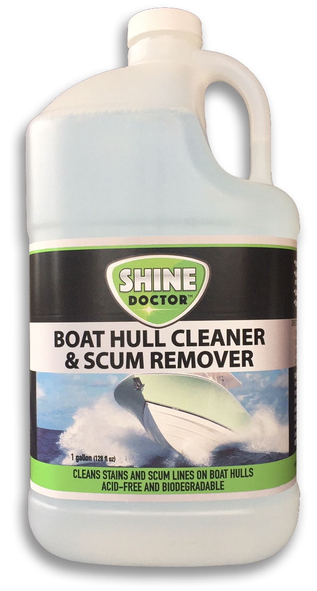 Shine Doctor Boat Hull Cleaner 128 oz.(Gallon). Removes Stains and Scum ...