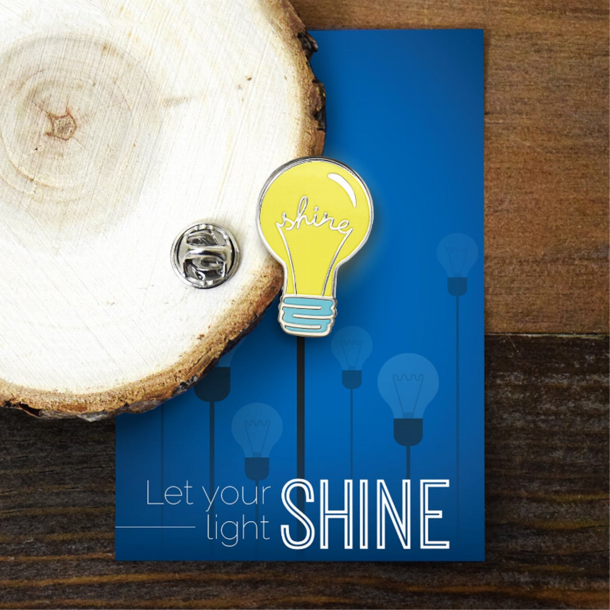 Shine Light-bulb Pin - Walmart.com