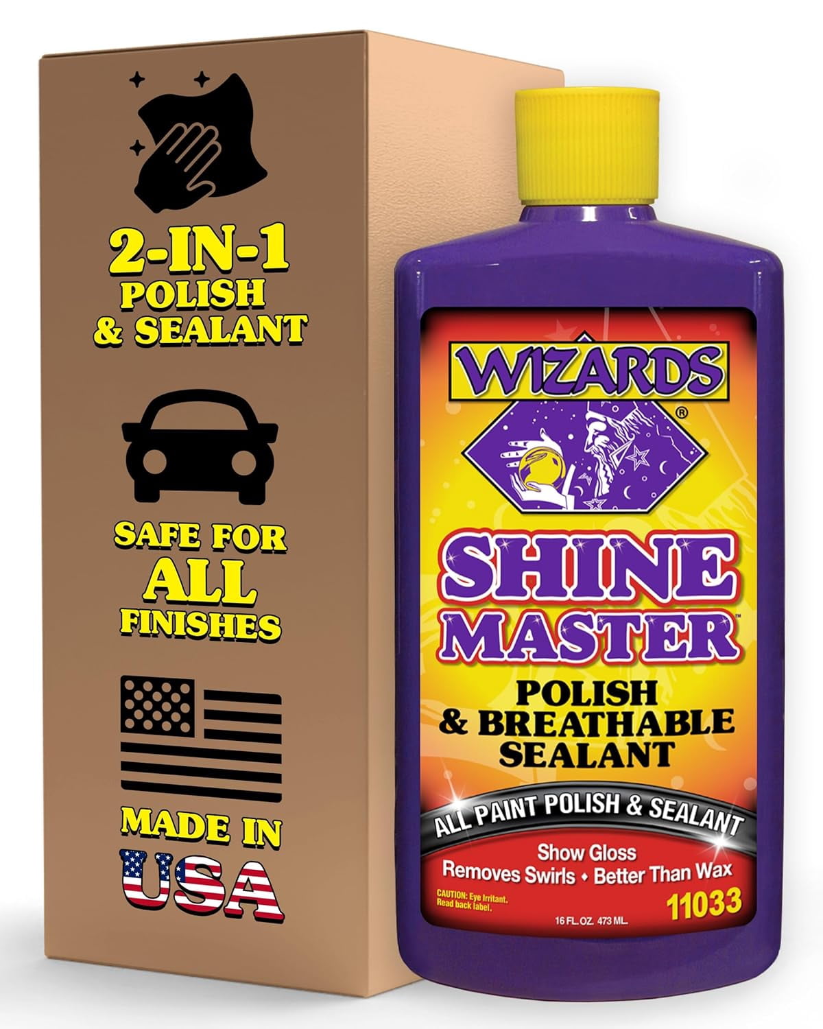 Shine Master Polish and Breathable Sealant - 16 oz - No Wax or Free ...