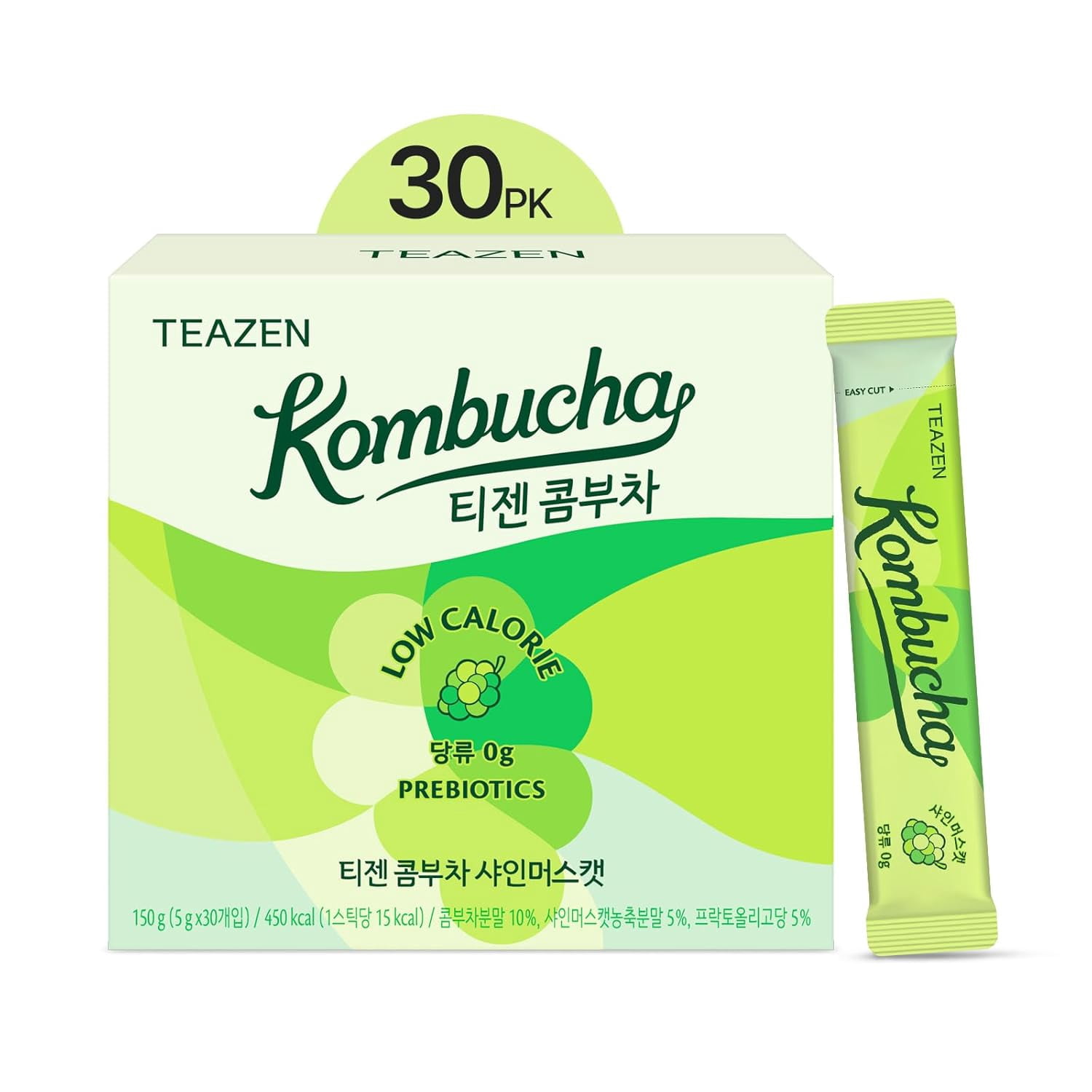 Shine Muscat Kombucha Tea, Electrolyte & Hydration Drink Mix, Sugar ...