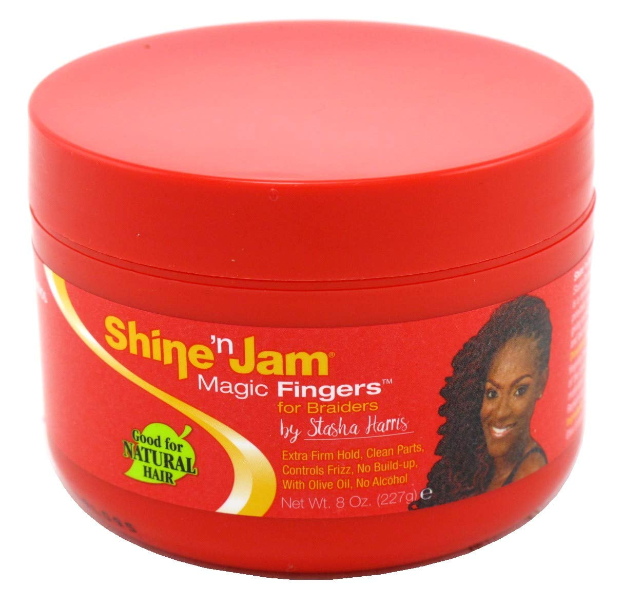 Shine N Jam Magic Fingers For Braiders Extra Firm Hold 8 Ounce (Pack of ...