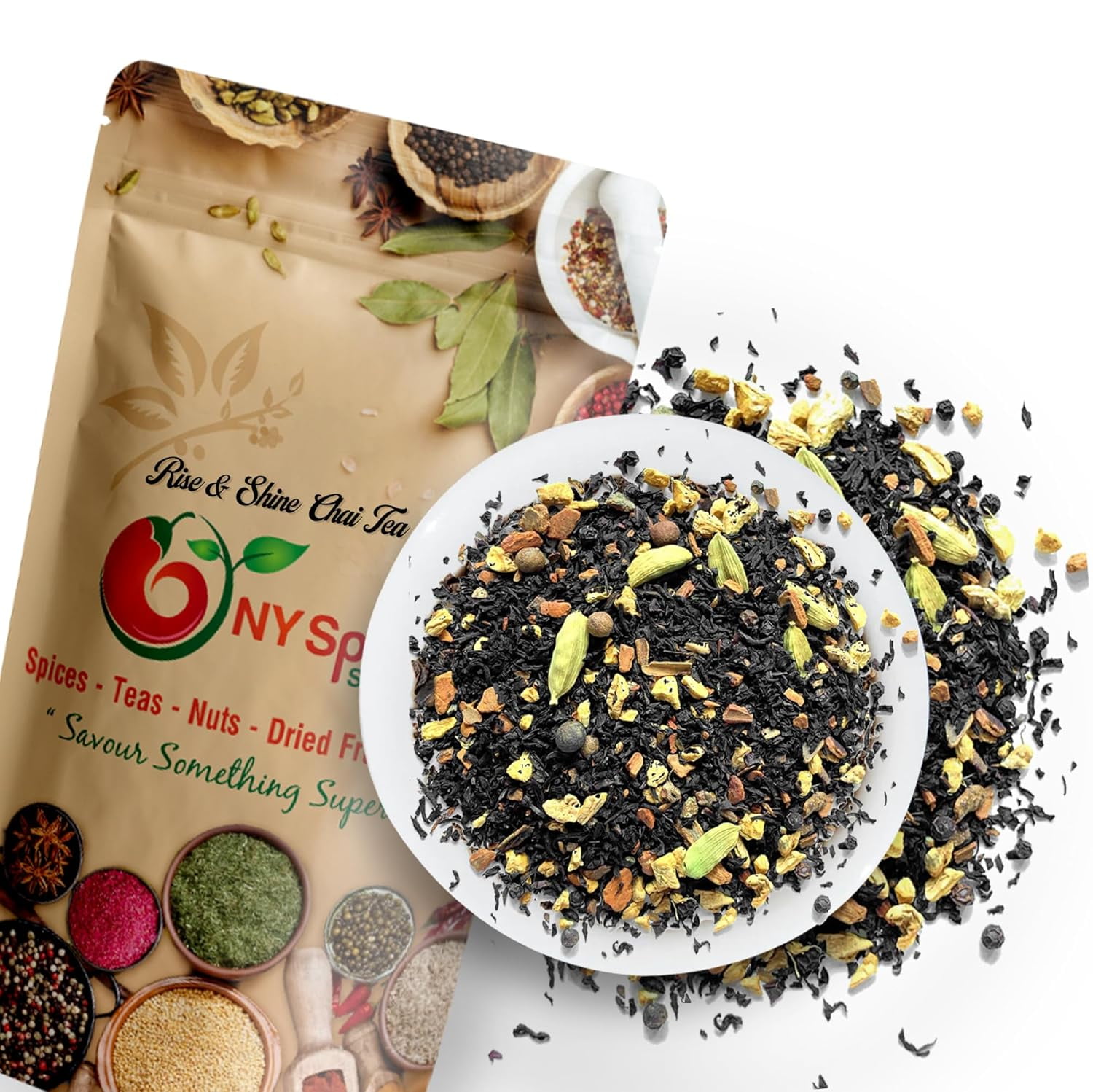 Shine Tea - 4 Ounce Premium Blend of Natural and Bold s Flavorful Chai ...