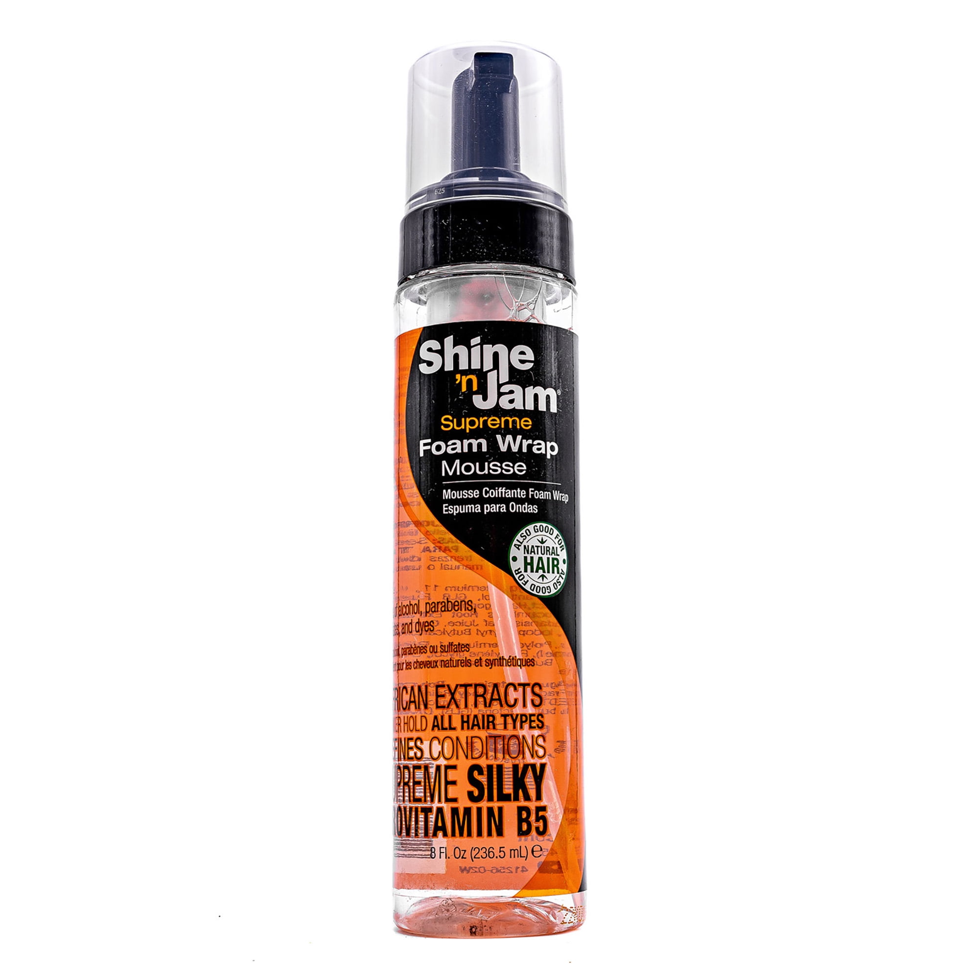 Ampro Shine 'n Jam Supreme Foam Wrap Mousse with Olive Oil and African ...