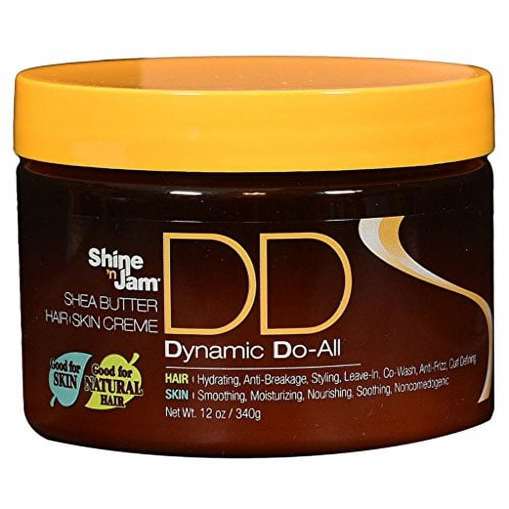 Shine n Jam Shea Butter Hair & Skin Cream - Dynamic Do-All, 12 oz ...
