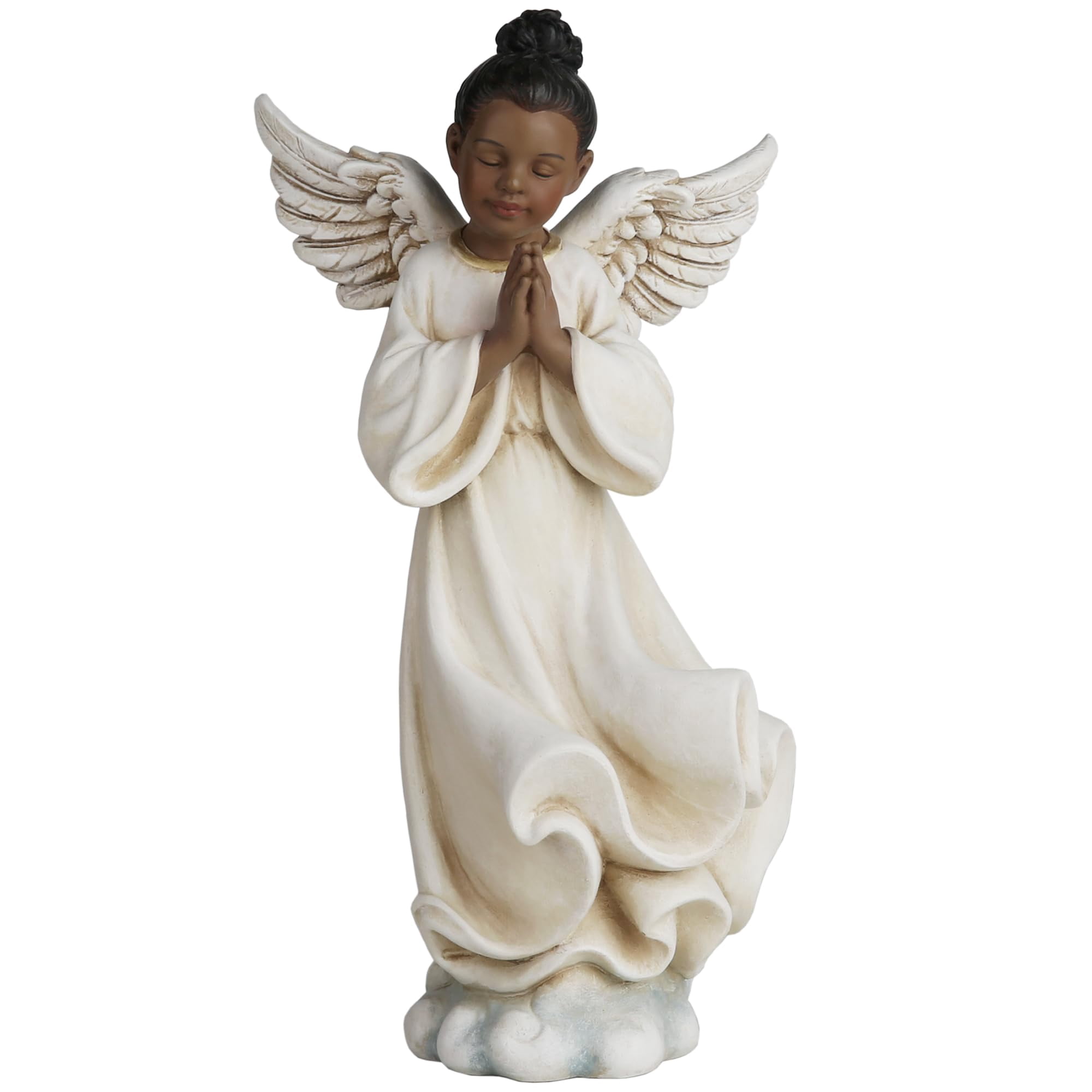 ShineOnAngel African American Figurines, 9 Inch Guardian Angel ...