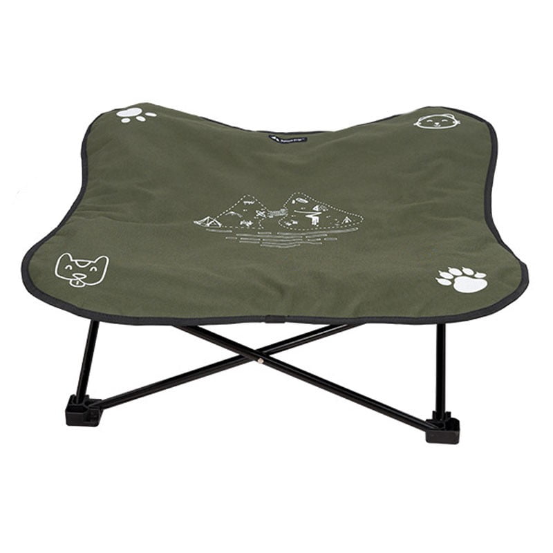 ShineTrip Elevated Folding Pet Bed for Dogs and Cats with Carrying Bag ...