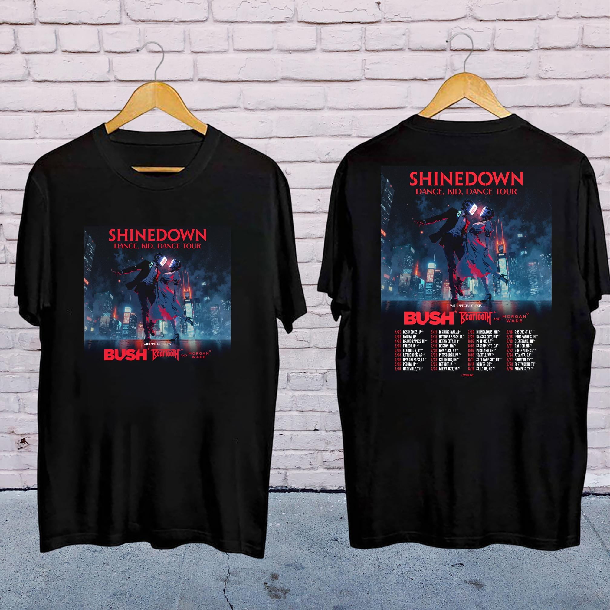 Shinedown Dance, Kid, Dance Tour 2025 Shirt, Shinedown Band Concert ...