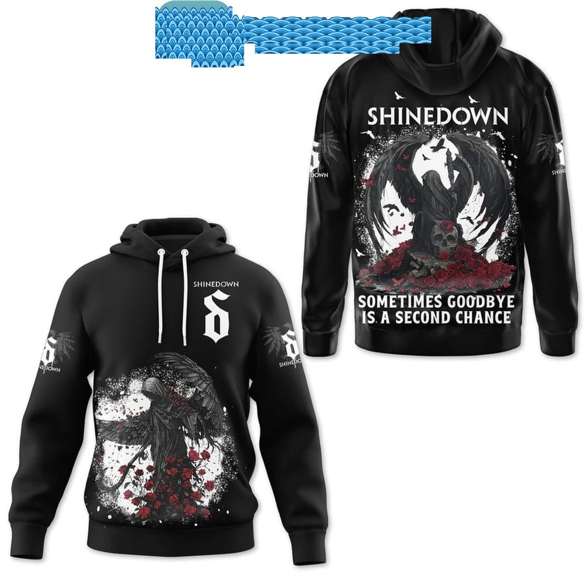 Shinedown Sometimes Goodbye Is A Second Chance Hoodie Shirt - Walmart.com
