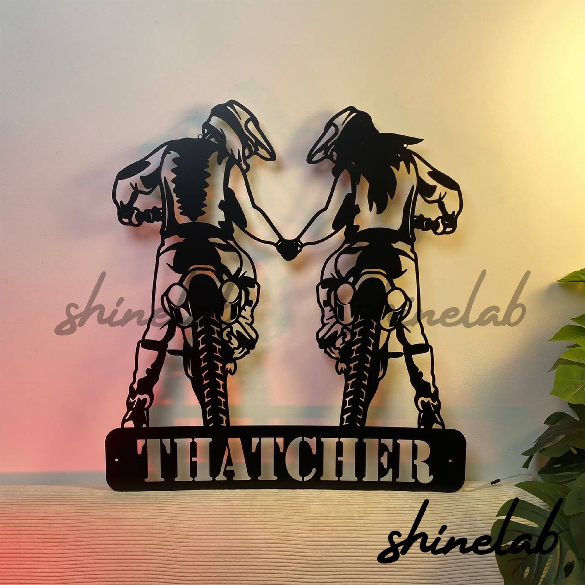 Shinelab Airplane LED Wall Art, Custom Flight Metal Sign, Minimalist ...