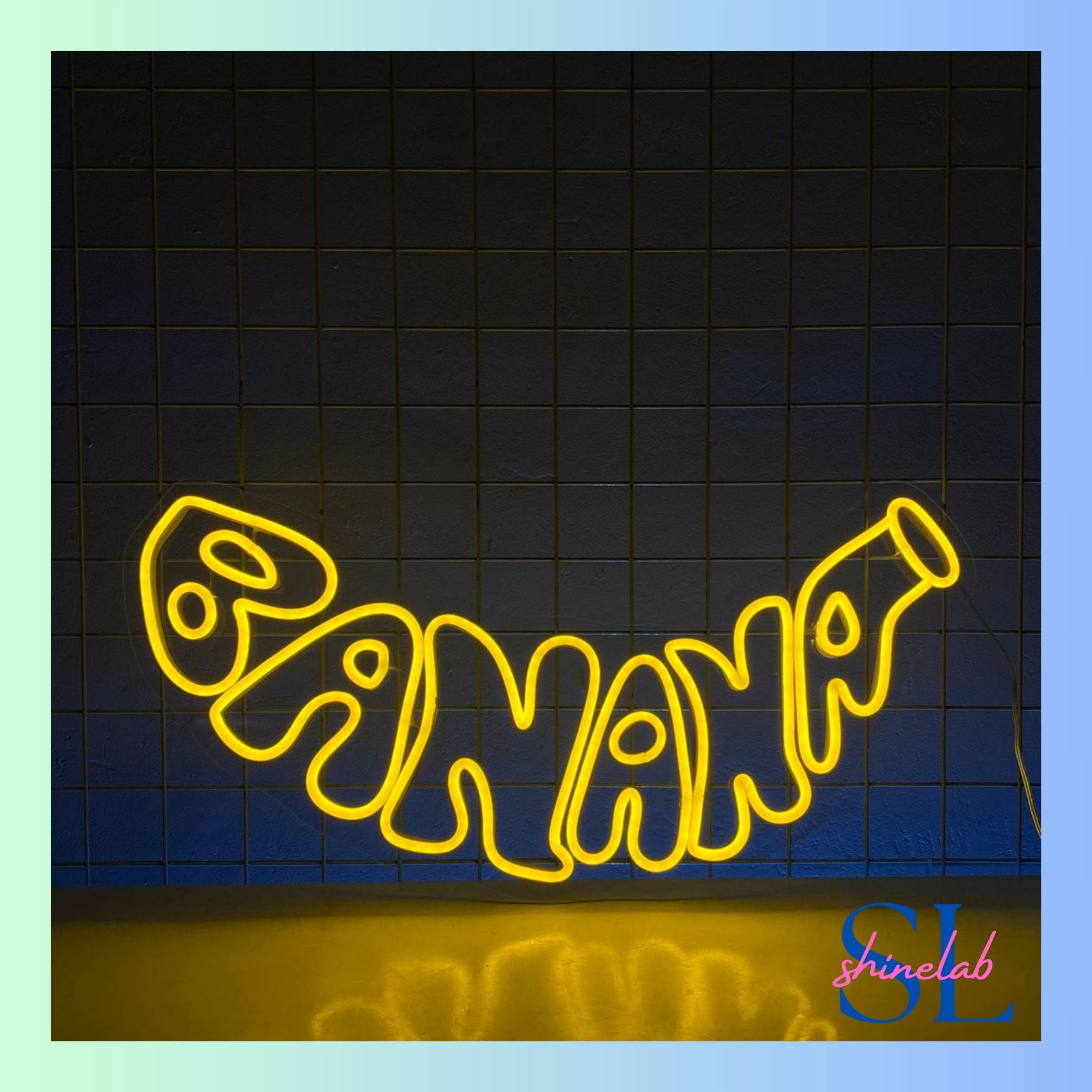 Shinelab Banana Neon Sign, Banana Fruit Wall Art Light, Banana Fruit ...