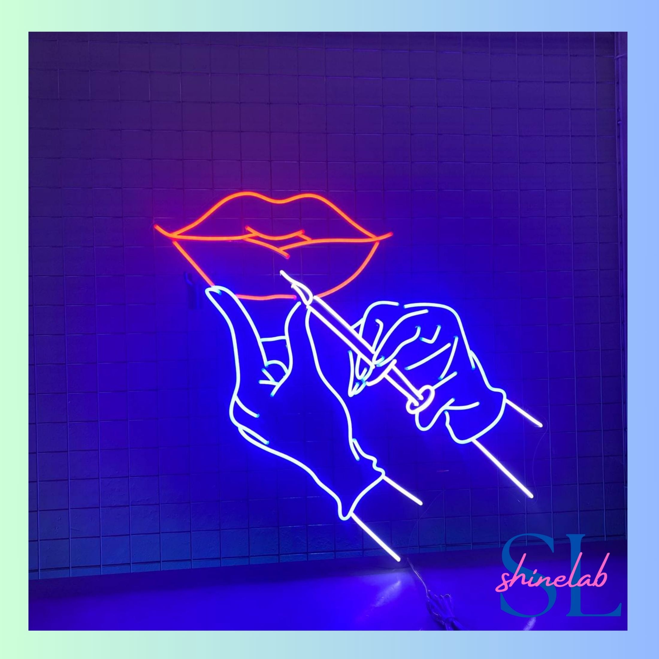 Shinelab Botox Filler Neon Sign, Botox Spa Wall Art Light, Beauty Spa ...