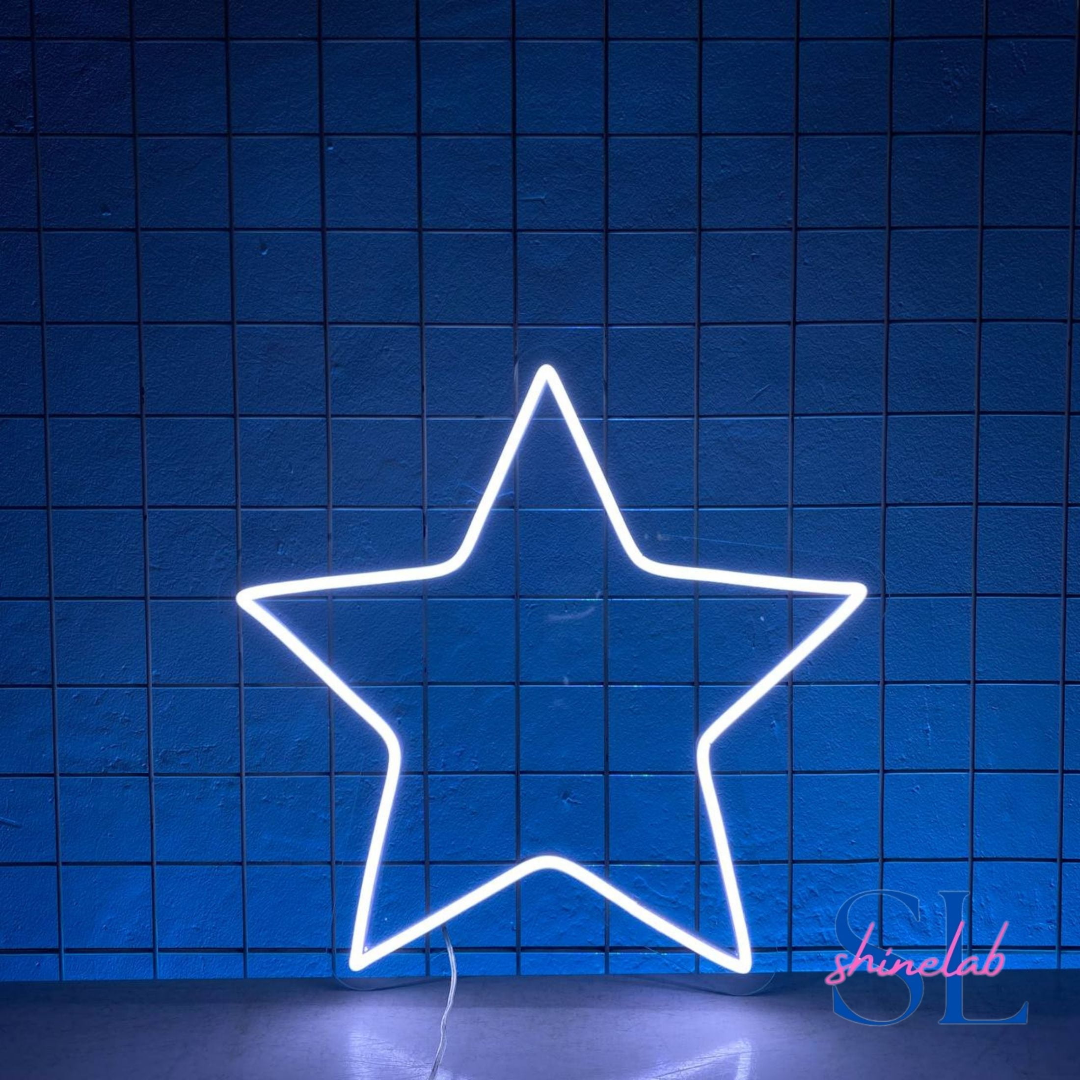 Shinelab Christmas Star Neon Sign, Star Led Sign, Star Christmas Wall ...