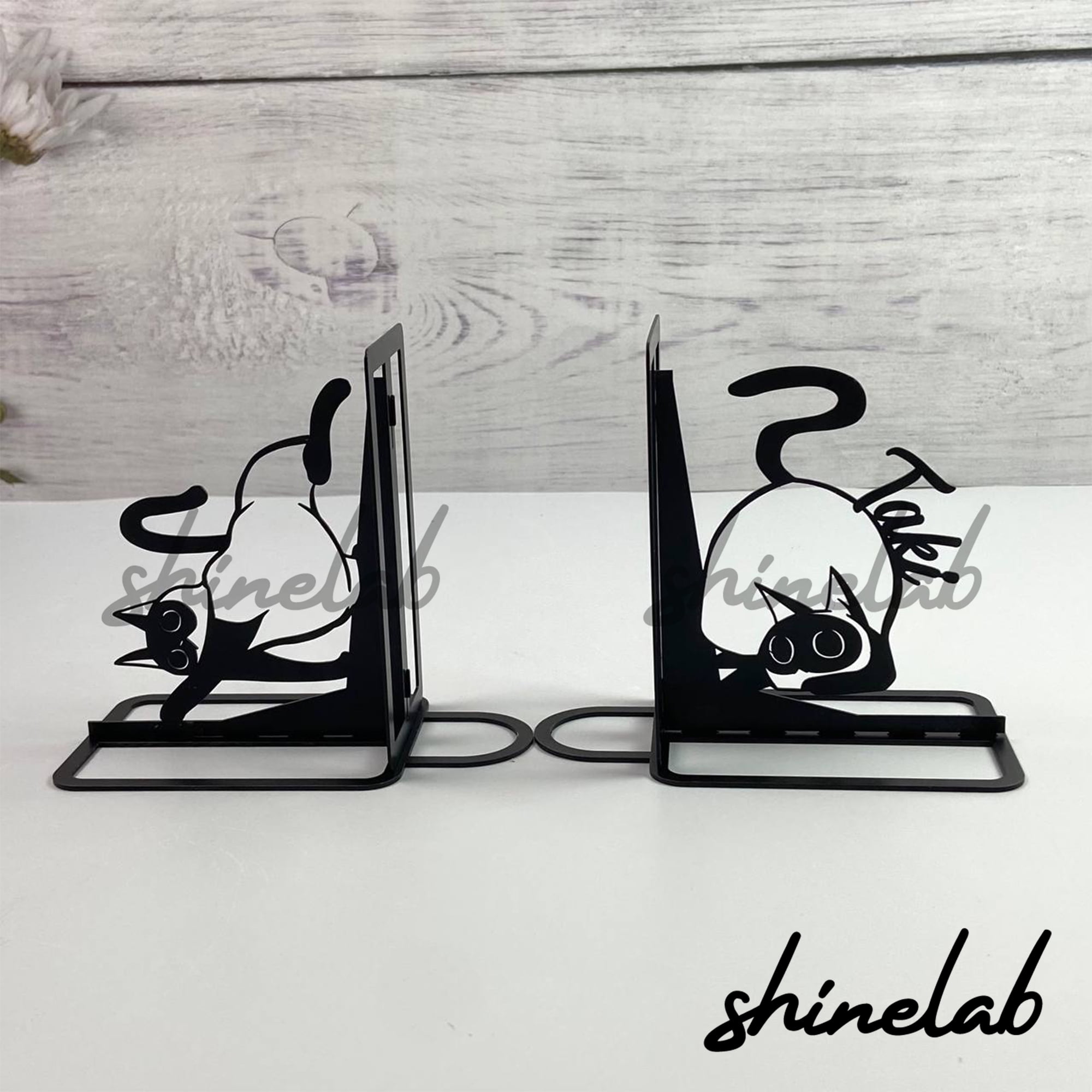 Shinelab Corgi Dog Metal Bookend Dog Name Bookend, Animal Desk ...