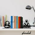 Shinelab Custom Producer Name Metal Bookends, Studio Bookshelf ...