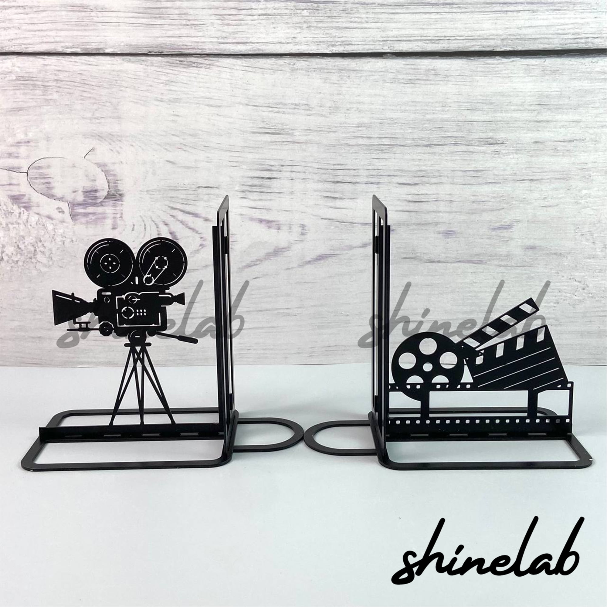 Shinelab Movie Metal Bookends Classic Movie Name Bookend Gift, Film ...