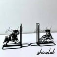 Shinelab Rottweiler Dog Metal Bookends Custom Family Dog Name Bookend ...