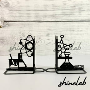 Metal Bookend Master: Ideal for Father's Day Gift, Home, Office or Kids ...