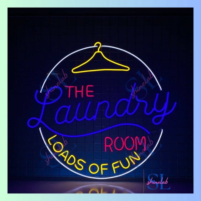 Shinelab The Laundry Room Led Sign, Laundry Neon Light, Laundry Neon ...