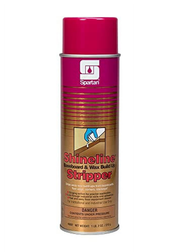 Shineline Baseboard & Wax Build Up Stripper 1 Case/12 cans 20 oz ...