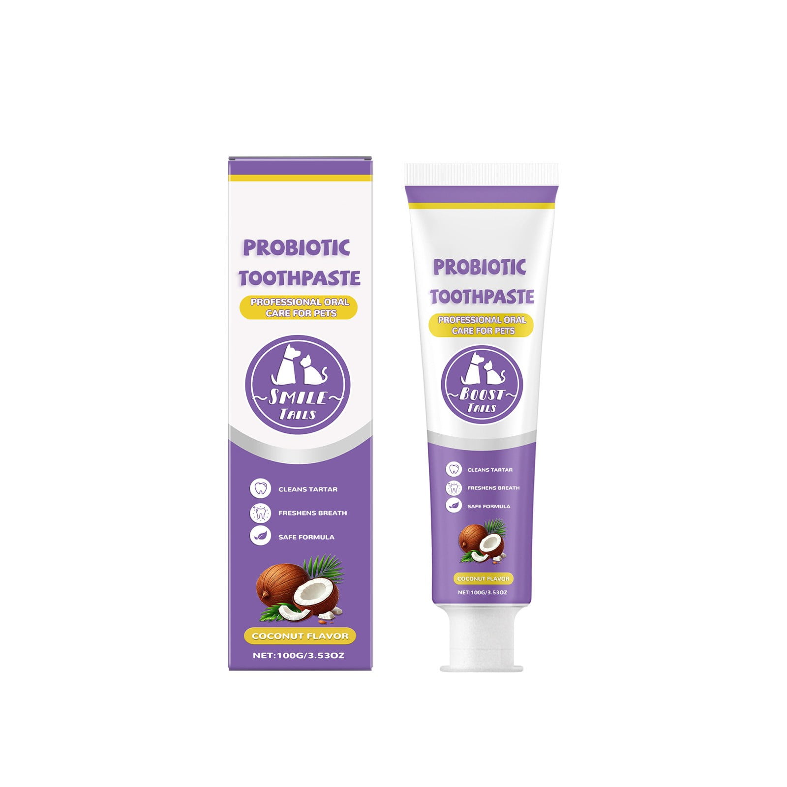 Shineline Probiotic Toothpaste for Dogs & Cats – Natural Teeth Cleaning ...
