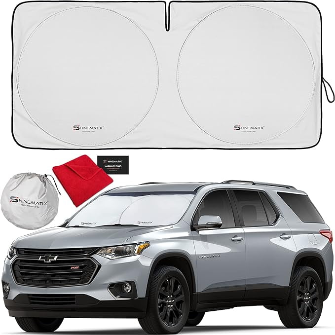 Shinematix 1-Piece Windshield Sunshade Foldable Car Front Window Sun ...