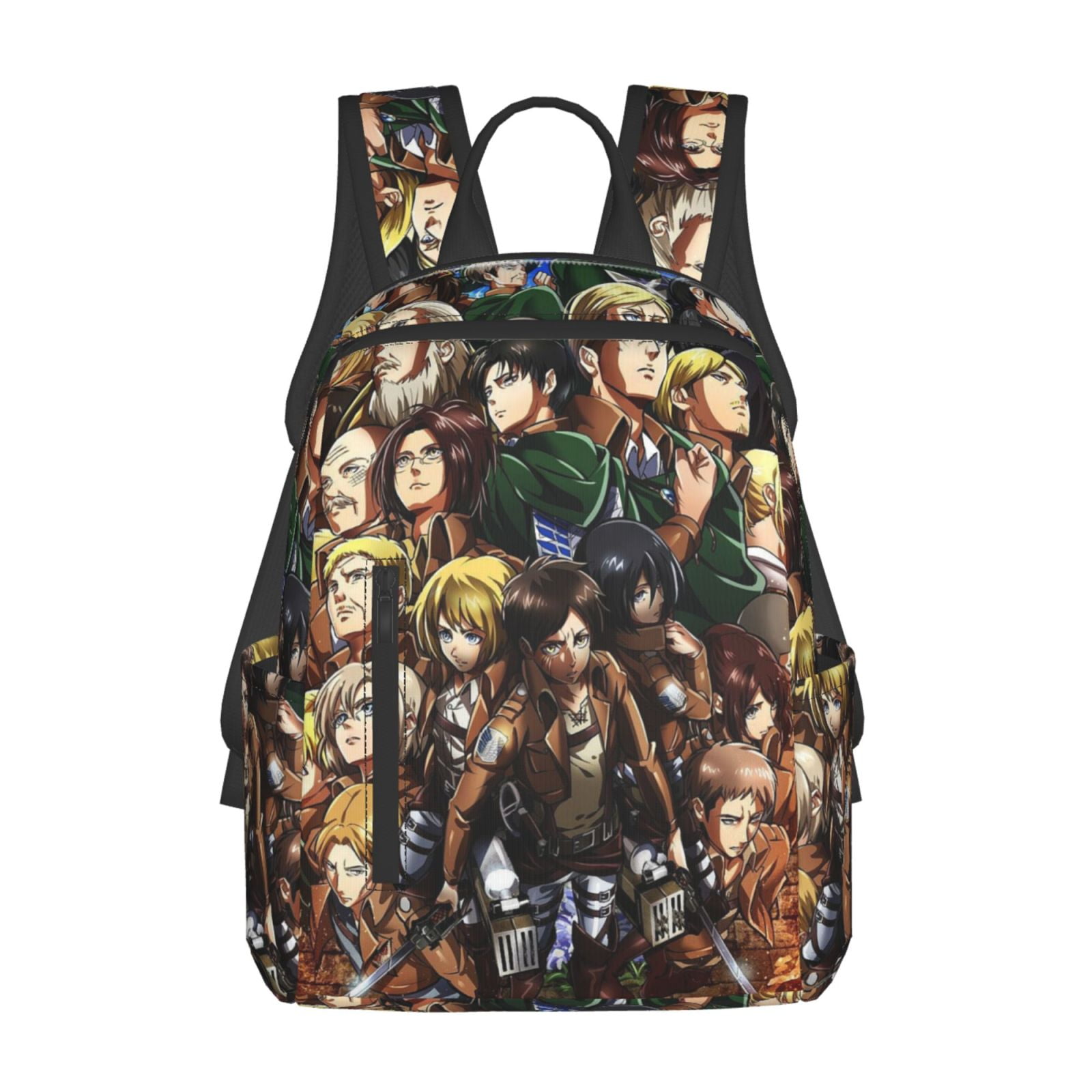 Shingeki No Kyojin Attack On Titan Backpack Unisex Daypack Adjustable ...
