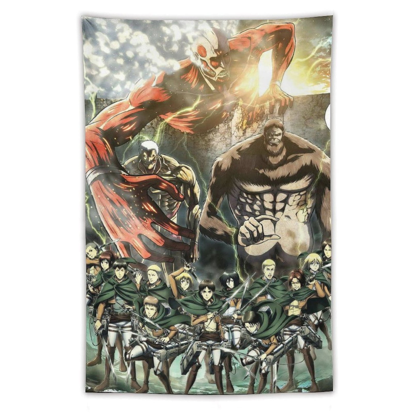 Shingeki No Kyojin Attack On Titan Tapestry Luxury Wall Hanging ...