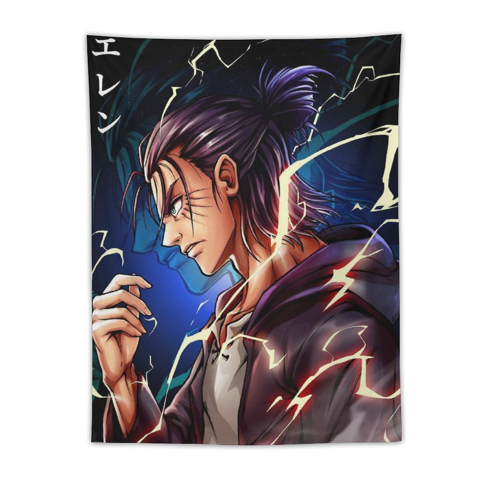 Shingeki No Kyojin - Eren Yeager Japanese Anime Tapesty Wall Tapestry ...