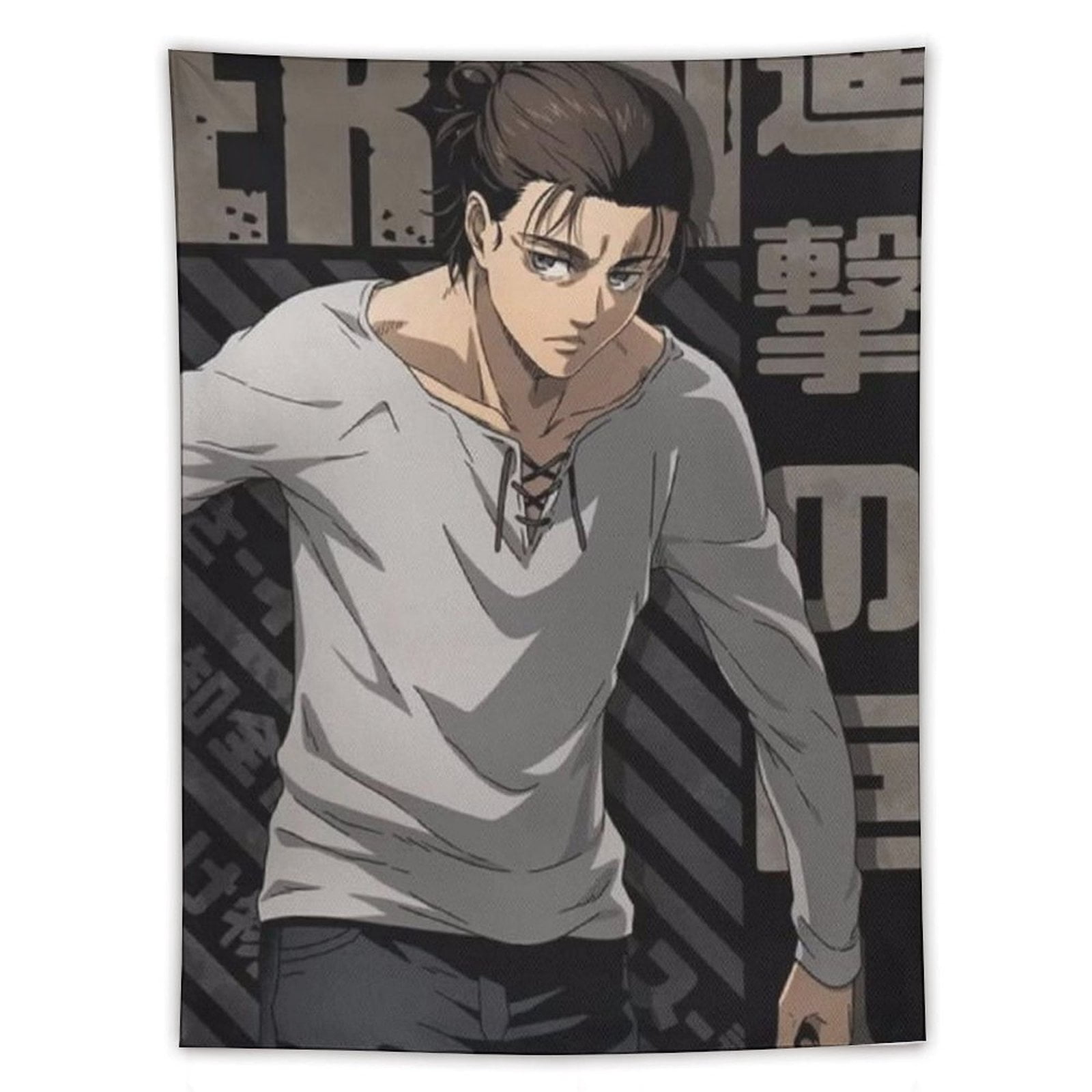 Shingeki No Kyojin - Eren Yeager Japanese Anime Tapesty Wall Tapestry ...