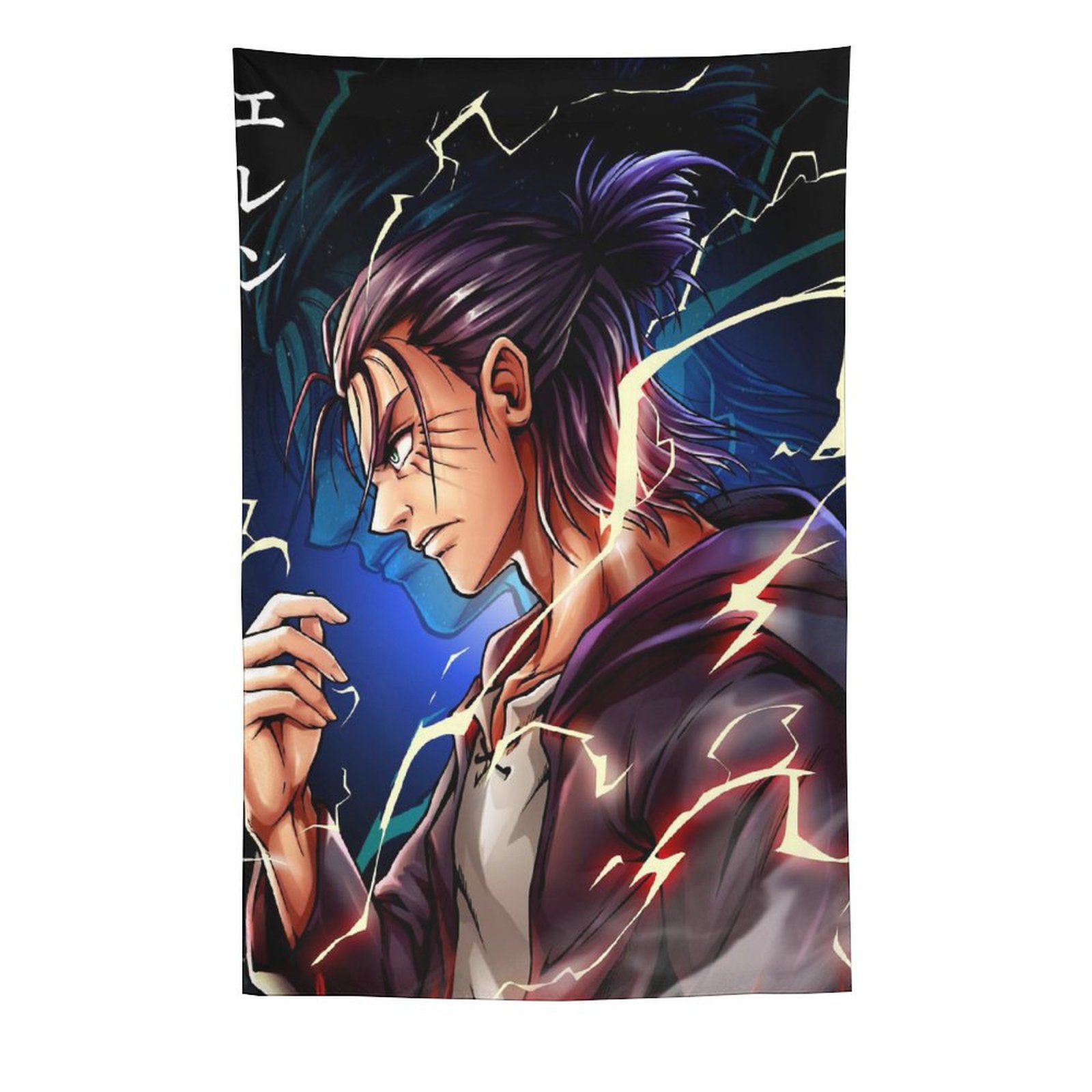 Shingeki No Kyojin - Eren Yeager Japanese Anime Tapesty Wall Tapestry ...