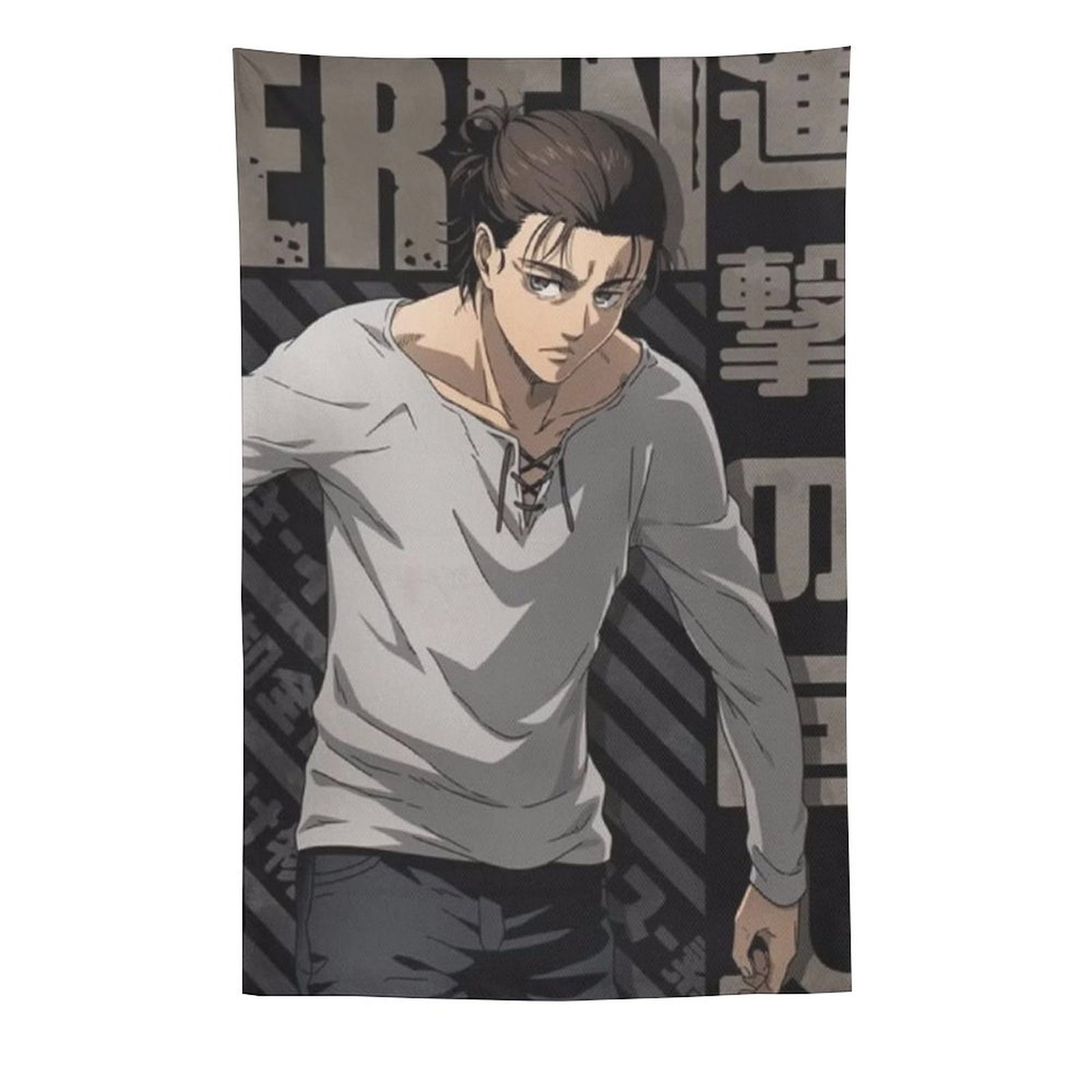 Shingeki No Kyojin - Eren Yeager Japanese Anime Tapesty Wall Tapestry ...