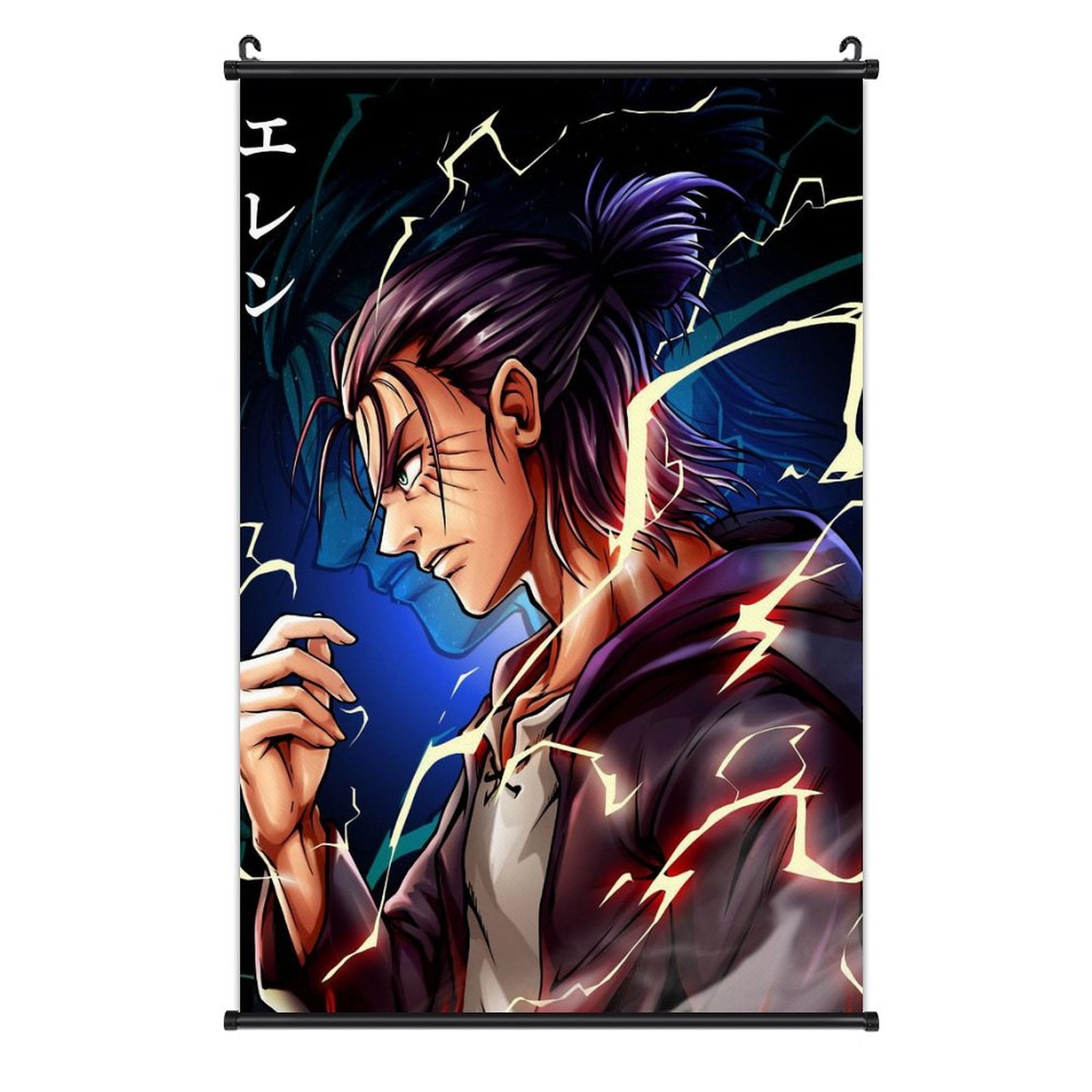 Shingeki No Kyojin - Eren Yeager Poster Canvas Hanging Picture for ...