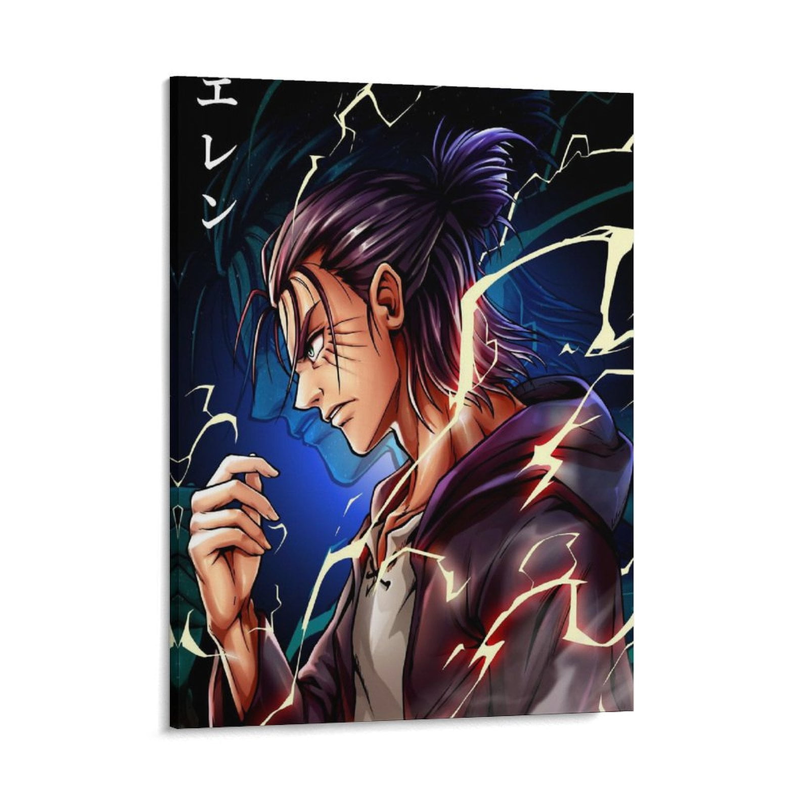 Shingeki No Kyojin - Eren Yeager Poster Canvas Painting Creativity ...