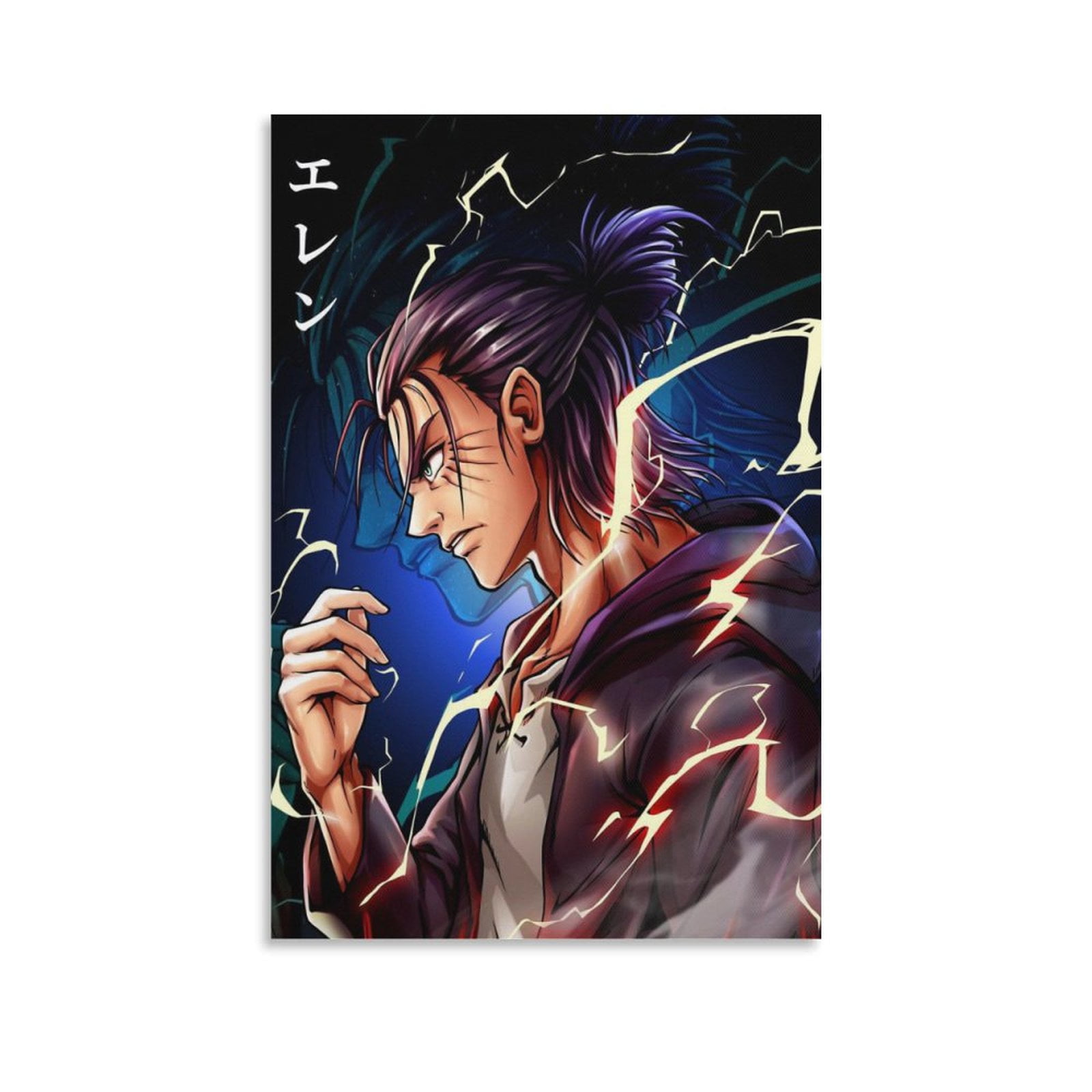 Shingeki No Kyojin - Eren Yeager Poster Canvas Painting Creativity ...